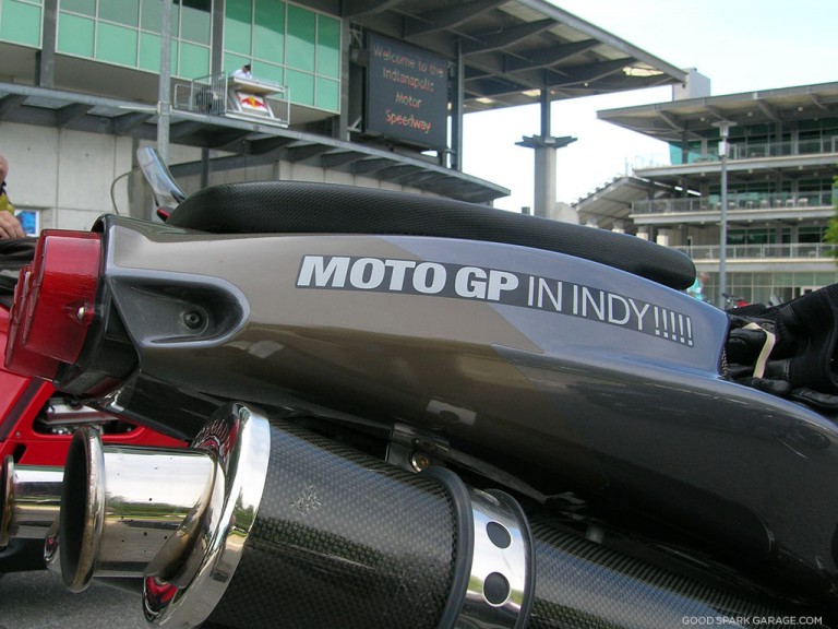 Motorcycles at Indianapolis Motor Speedway - Good Spark Garage